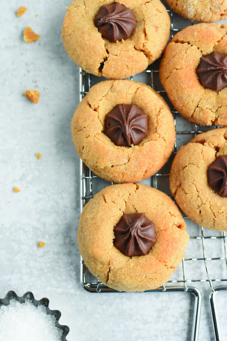 Peanut Butter Blossom Star Cookies - Home Sweet Farm Home