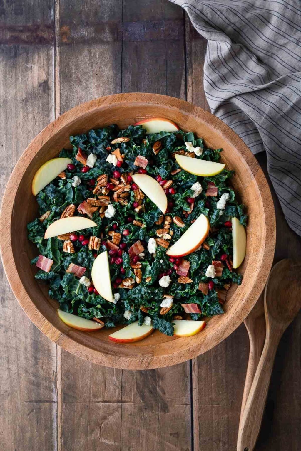 Fall Kale Salad - Home Sweet Farm Home